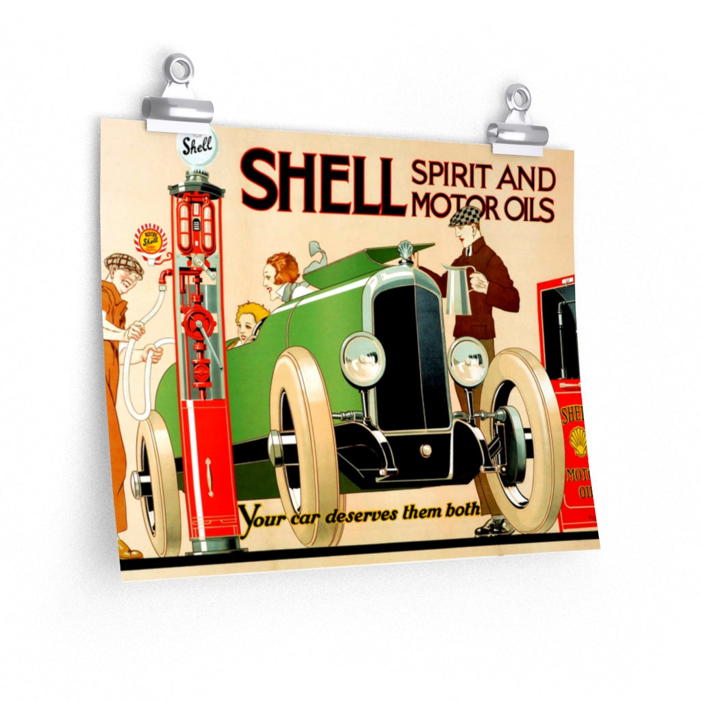 Shell Motor Oils Poster – Motor Maker