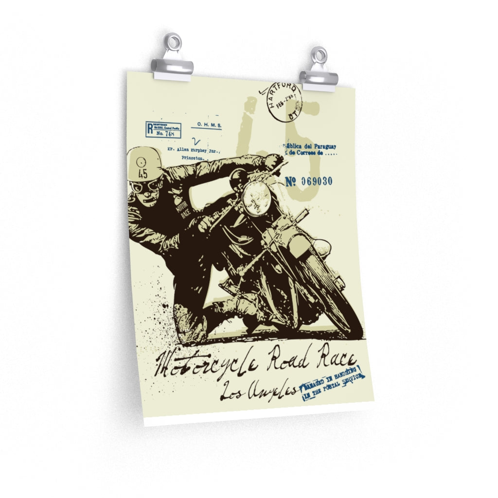 Vincent Racer Poster – Motor Maker