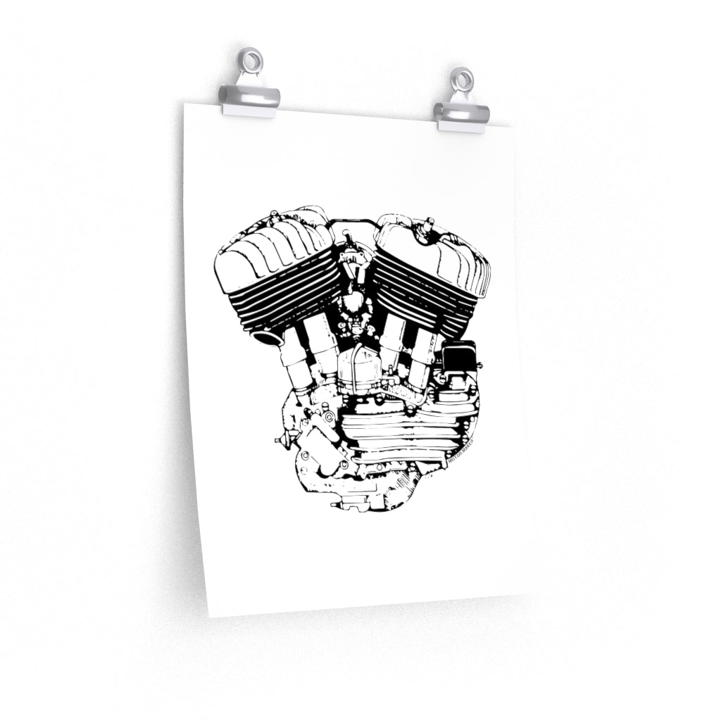 Flathead Engine Poster – Motor Maker