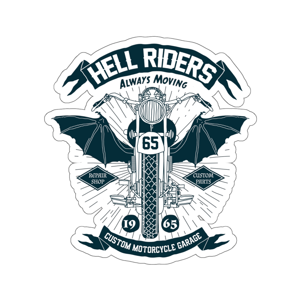 Hell Riders Sticker – Motor Maker