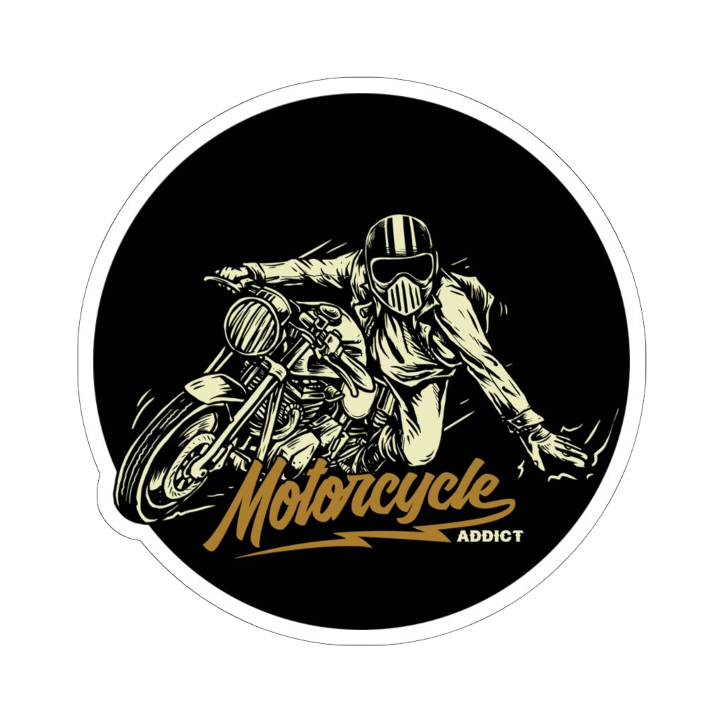 Motorcycle Addict Sticker – Motor Maker